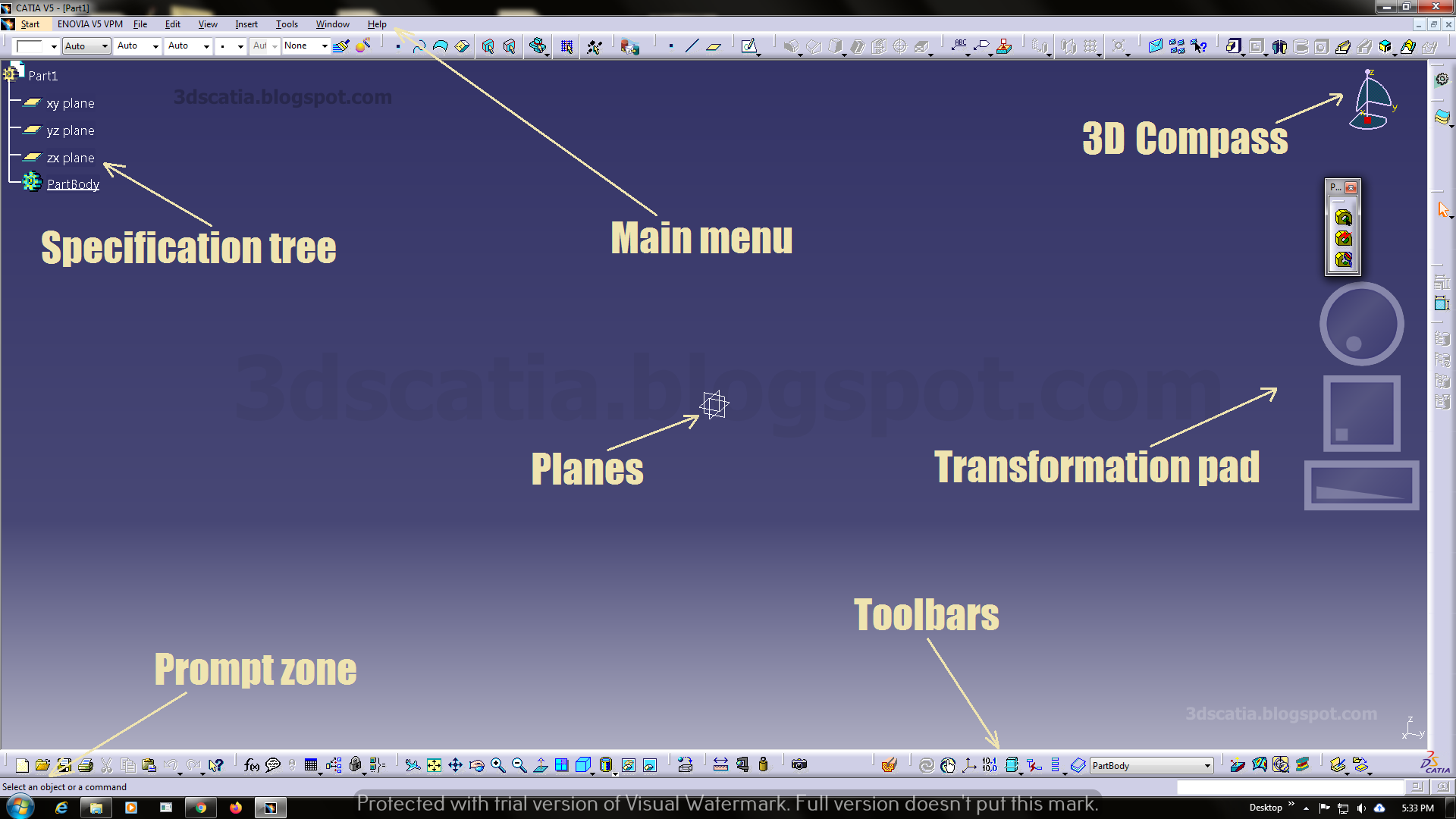 Failed Engineer: Opening Catia, GUI, File types and compatibility