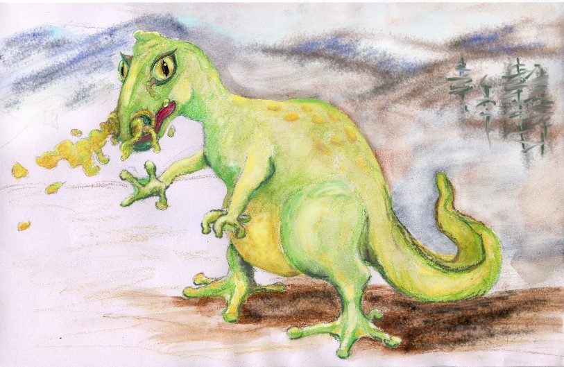 Leicester's Ramble: Acid Cavern of the Flemdagroon - snot, snot, and ...