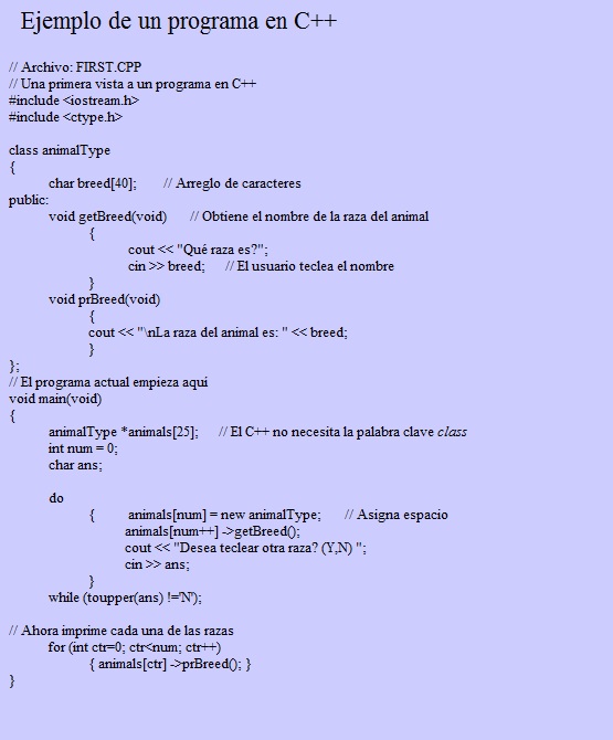LENGUAJES DE PROGRAMACION I: Estructura de un Programa en C++