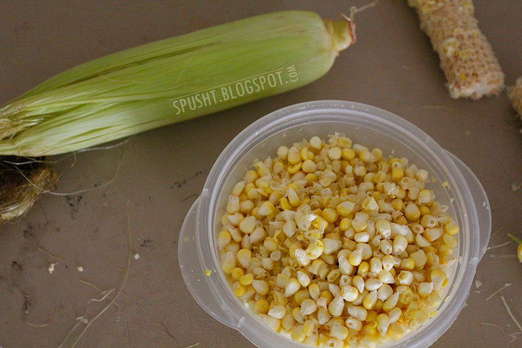 Spusht: corn on the cob, grilled corn, how to freeze corn kernels