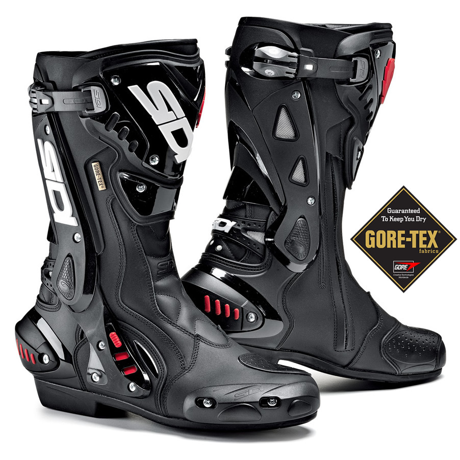 SIDI ST GORE-TEX MOTORBIKE RACE BOOTS - BLACK ~ Motorbike Off Road ...