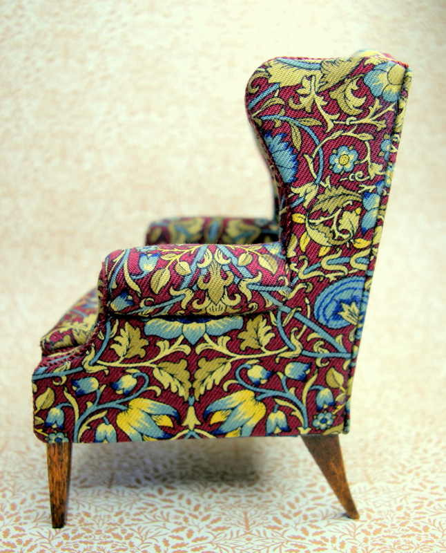 Kilmouski & Me: Fleur de Lys, William Morris Wing Chair