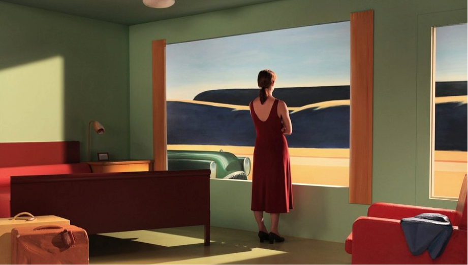 Ahora somos cuadros de Edward Hopper.