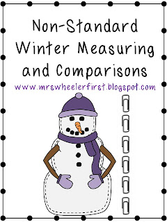 Mrs. Wheeler's First Grade Tidbits: Non-Standard Measurement & Freebie