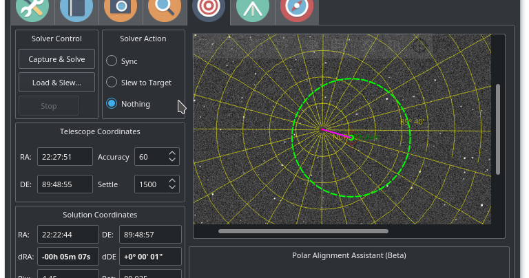 Jasem's Ekosphere: Ekos Polar Alignment Assistant Tool