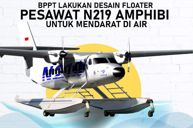 Indonesia plans to start producing indigenous N219 amphibian aircraft ...