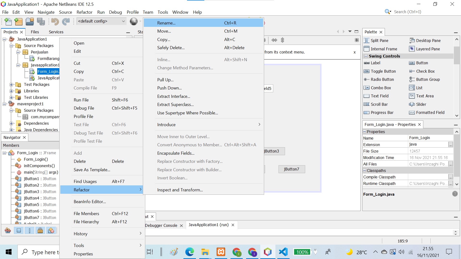 Tutorial Menghubungkan Dan Membuat Program Java Di Netbeans Melalui Database Mysql Xampp