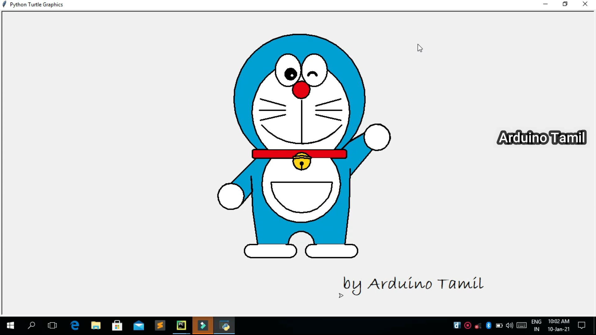 drawing-doraemon-with-python-turtle