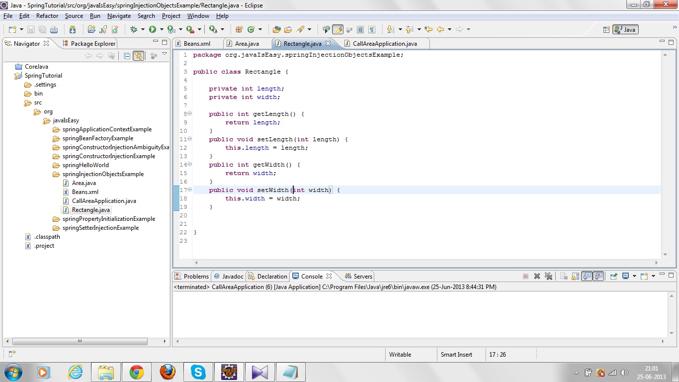 Shris Blog Spring Tutorial 09 Injecting Multiple Objects In Spring