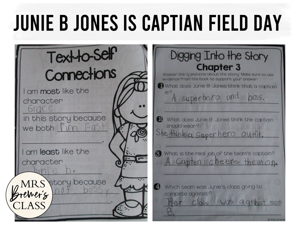 Junie B. Jones is Captain Field Day! | Mrs. Bremer's Class