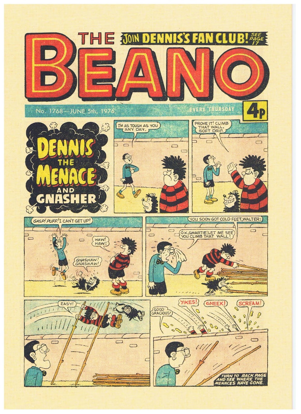 The Slipper: The Beano #1768: Half way there