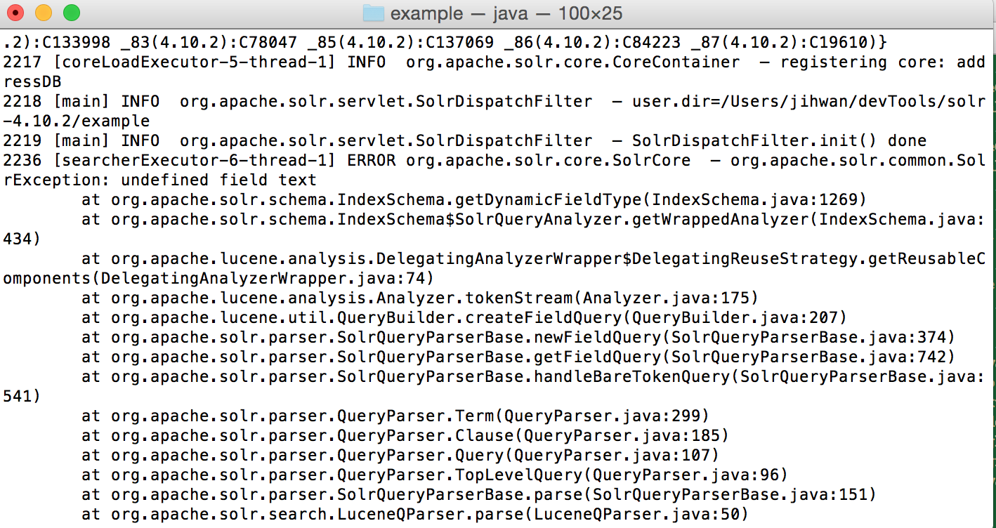 Java Tutorial And More Solr Text Analysis Searching Default Field And Operators Incomplete