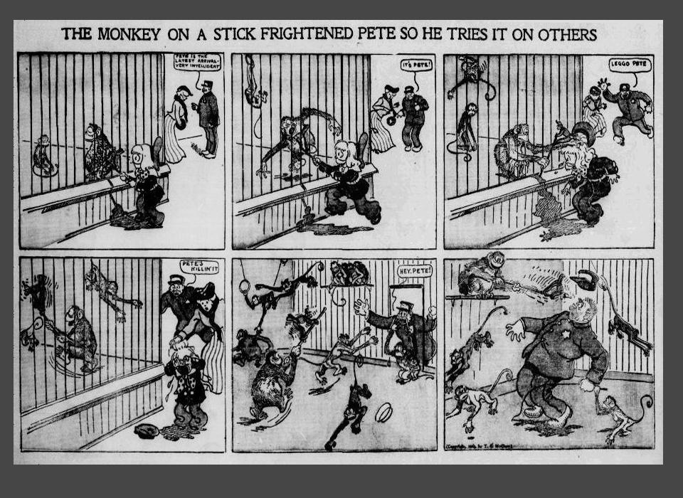 Early Sports and Pop Culture History Blog: Charles Monk, Monkey ...