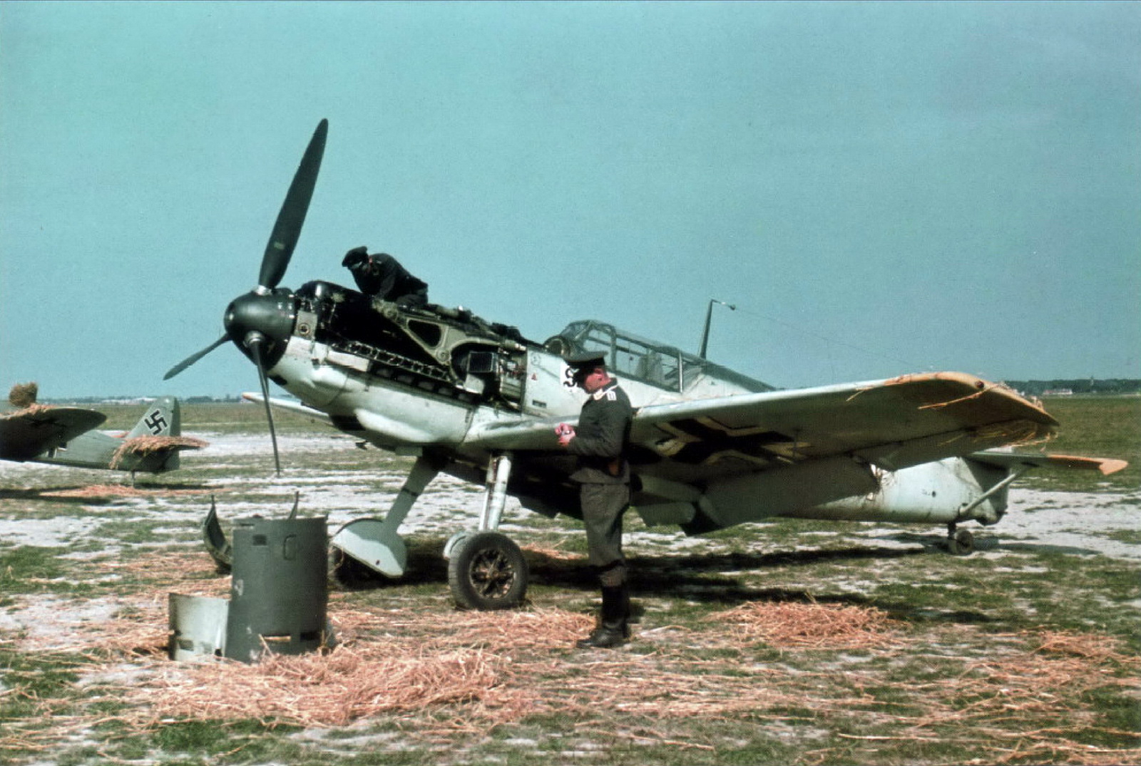 NAZI JERMAN: Foto Messerschmitt Bf 109