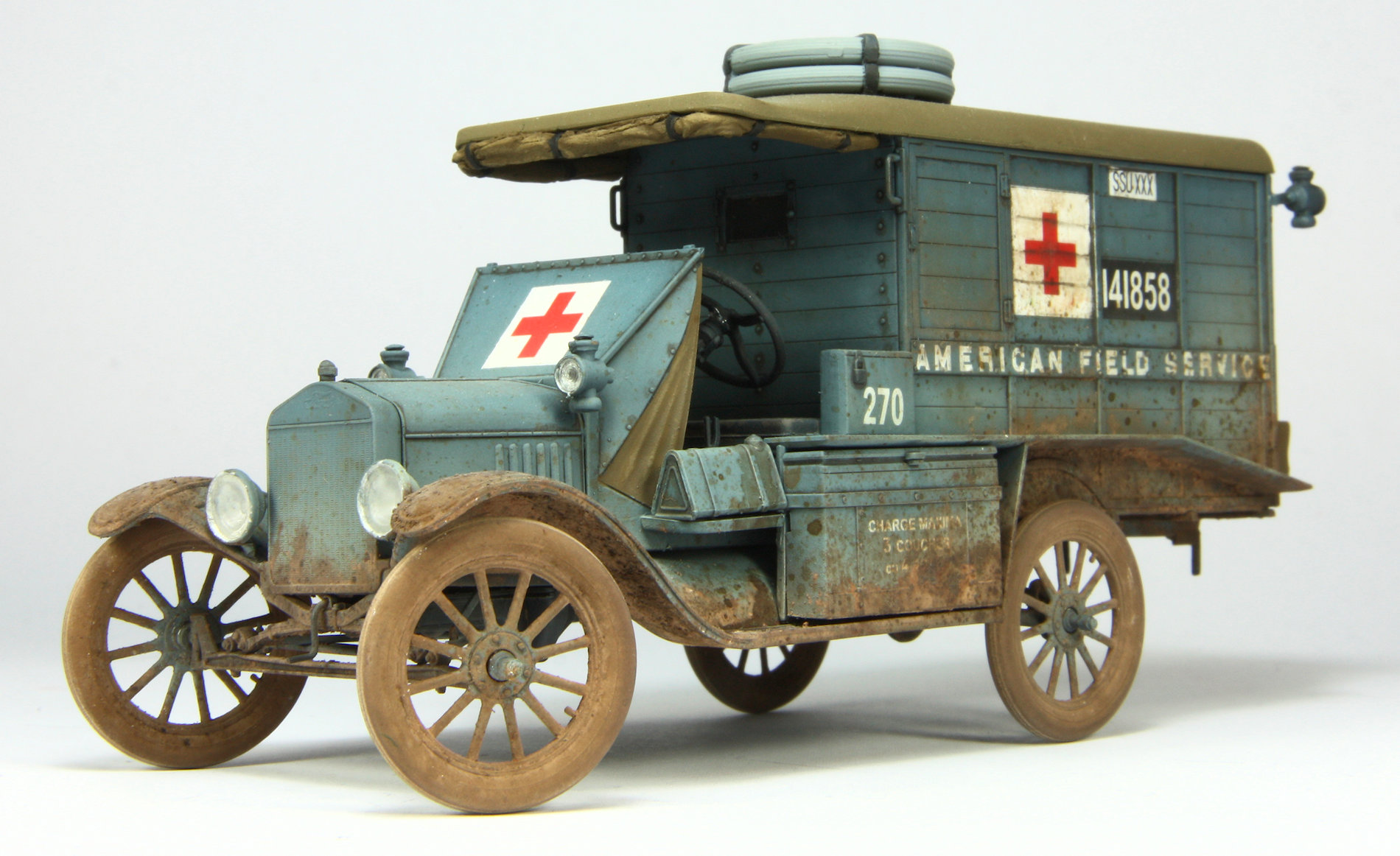 The Modelling News: Build review Pt. II: 1/35th scale Model T Ambulance ...