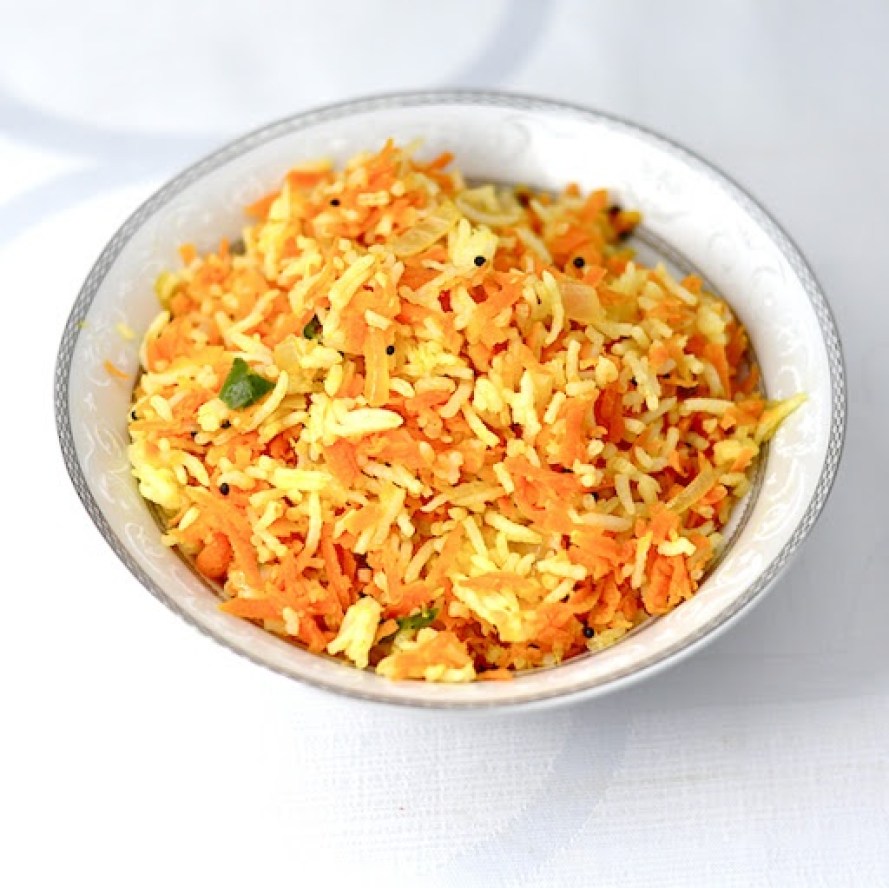 How to make carrot rice