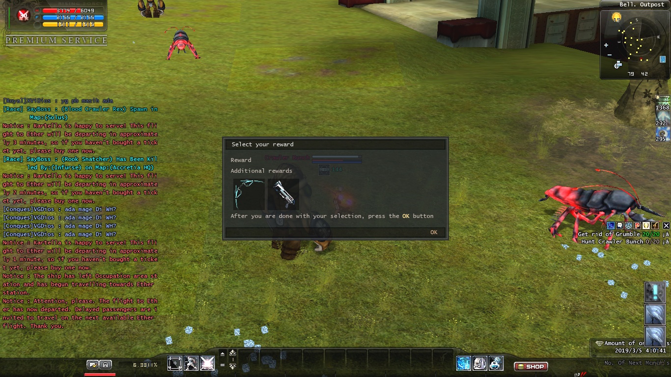 Panduan Leveling 1 - 35 Bellato Tercepat RF Online