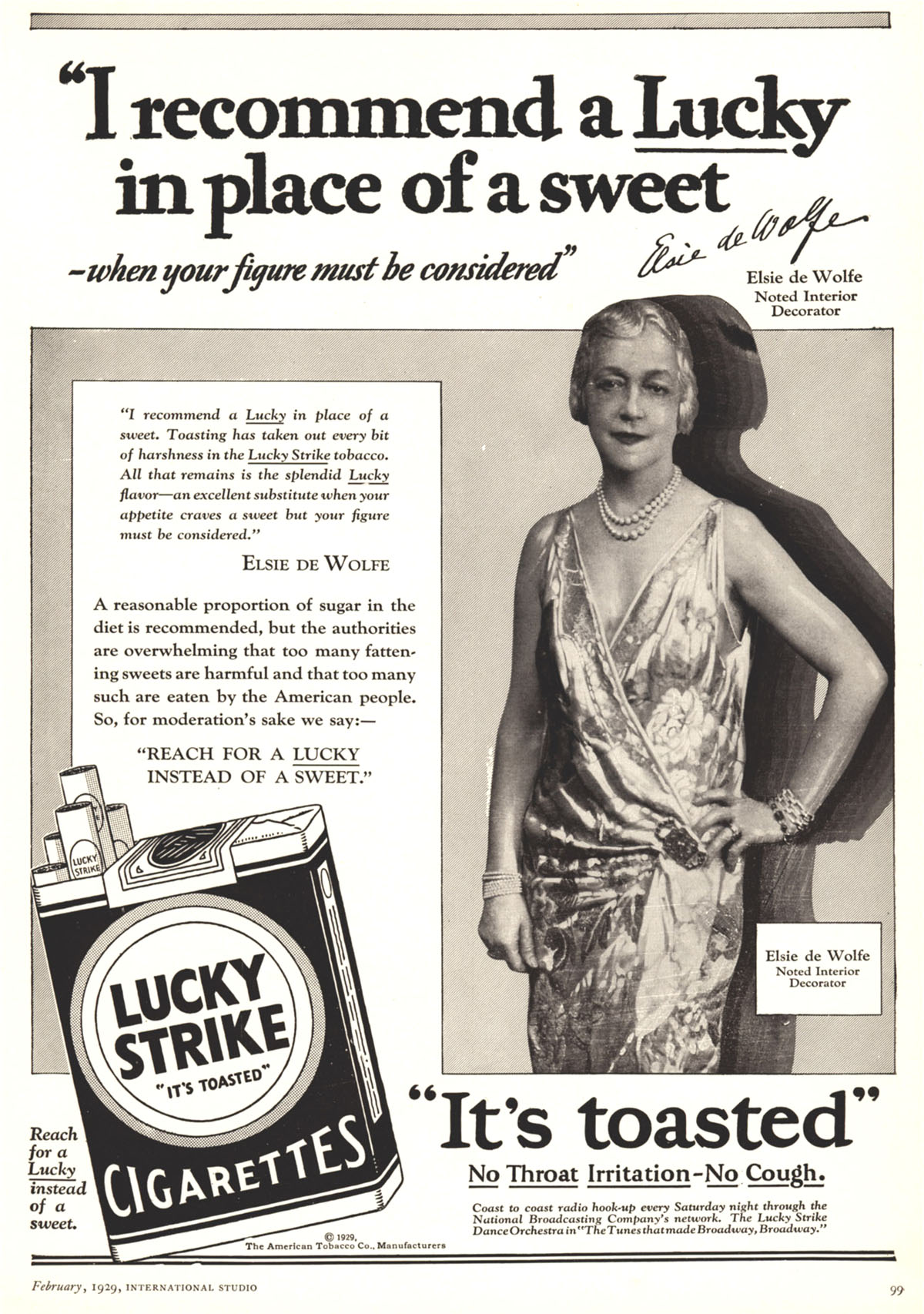 Lucky Strike Cigarettes 1920s