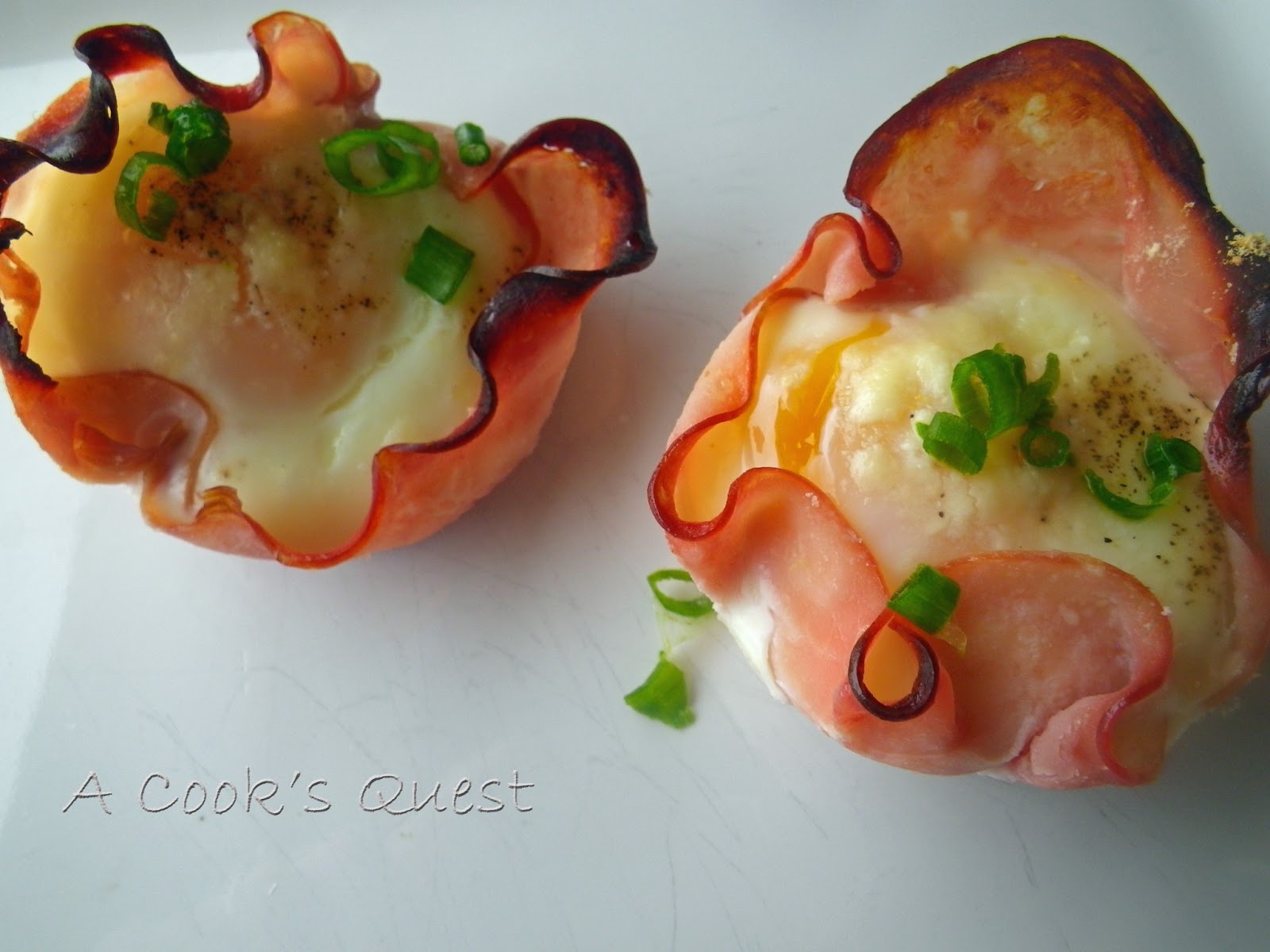 A Cook's Quest: Baked Ham and Egg Cups