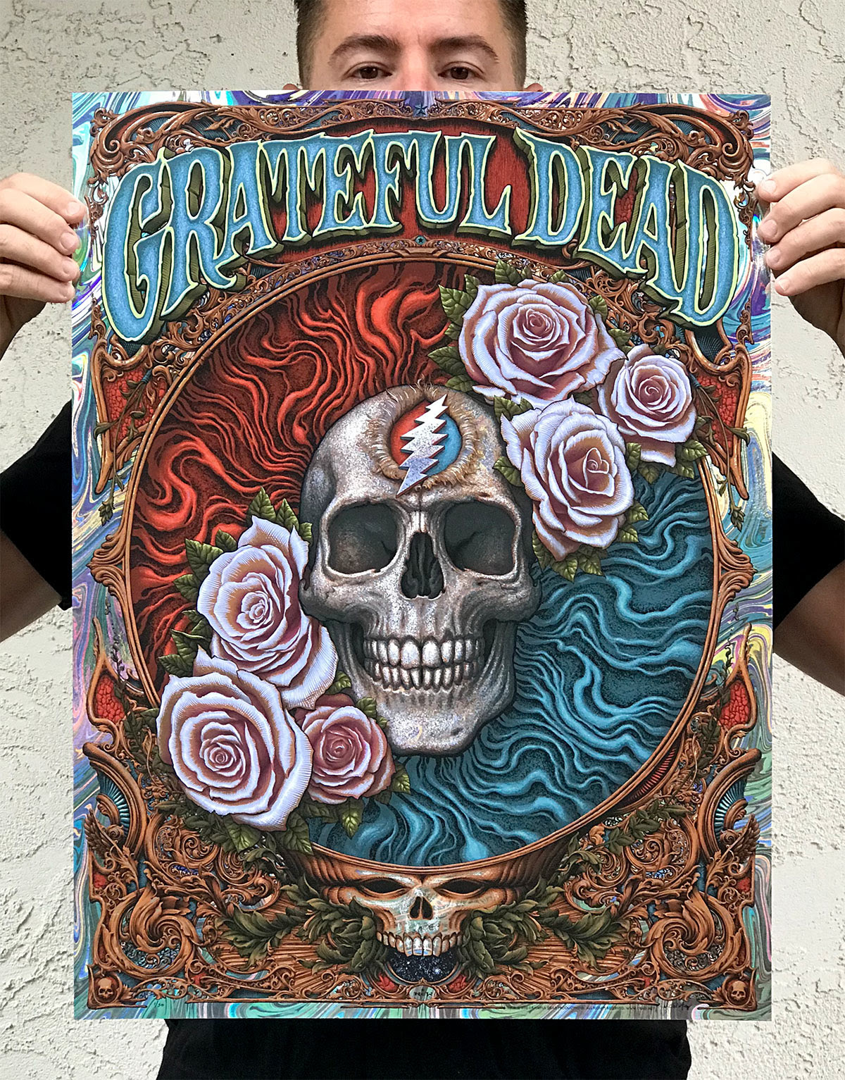 INSIDE THE ROCK POSTER FRAME BLOG: NC Winters Grateful Dead Print Release