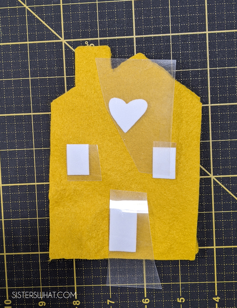 DIY Felt Houses Pattern and Christmas Gift - Sisters, What!