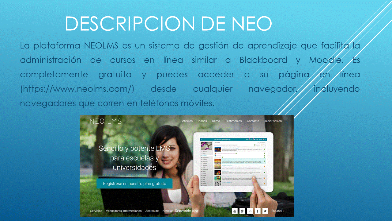 Plataforma Virtual Neo LMS: marzo 2018