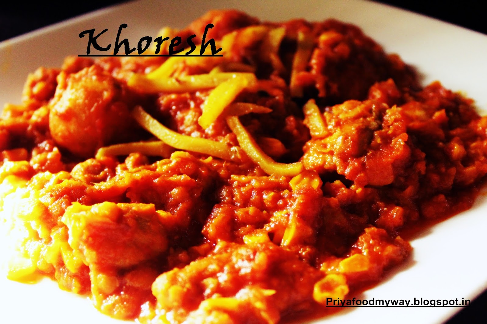 Flavors & Spices of India: Recipe Of Khoresh- E- Gheymeh ( A ...