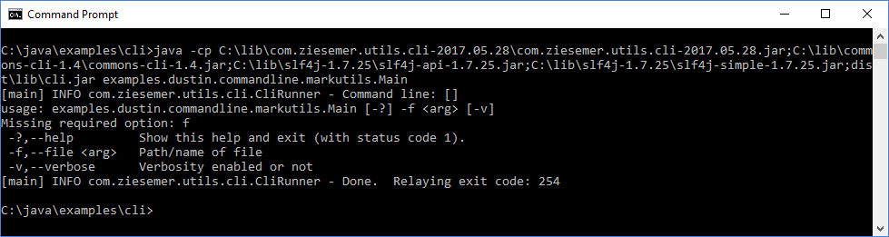 Inspired by Actual Events: Java Command-Line Interfaces (Part 24 ...