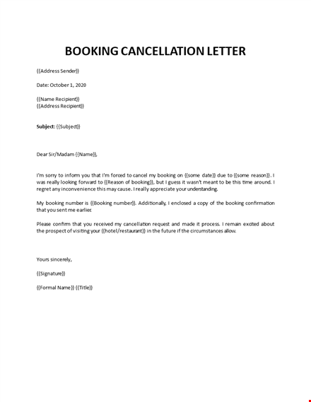 Formal Cancellation Letter Letter Template formal-cancellation-letter-letter-template