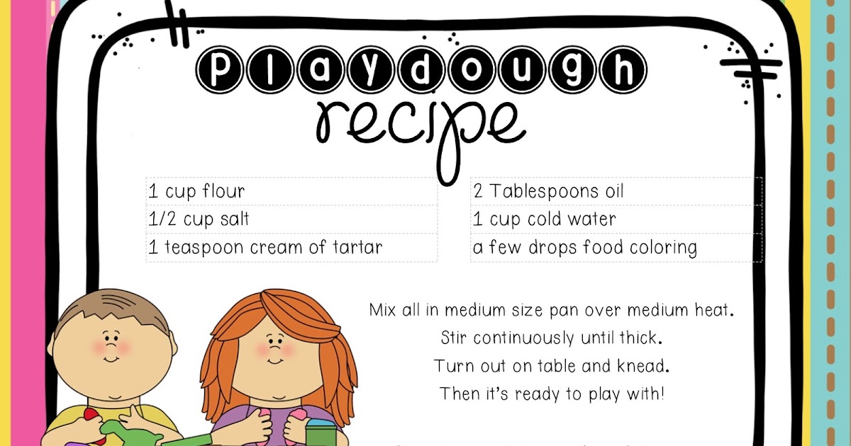 Once Upon a Creative Classroom: Playdough Recipe!