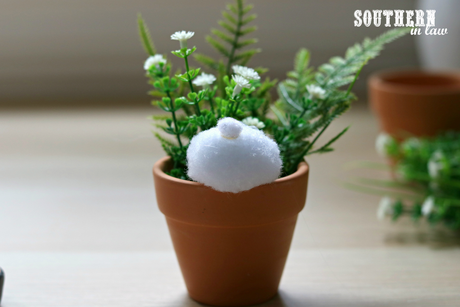 Southern In Law: How to Make Your Own Curious Easter Bunny Pots (An ...