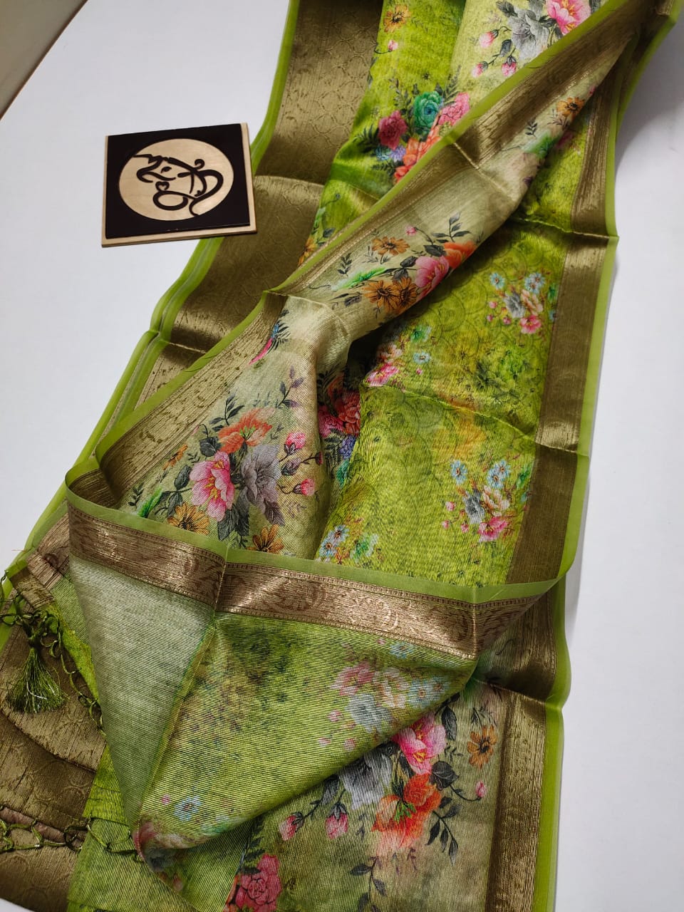 Floral warm silk sarees