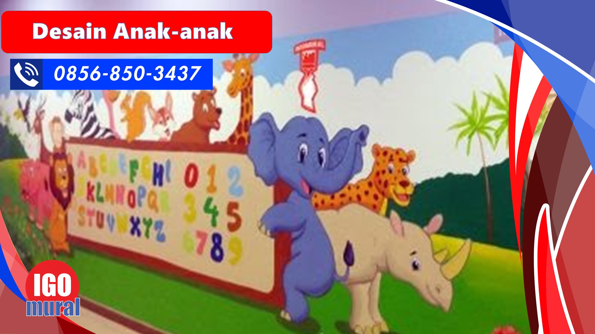 Jasa Lukis Dinding Sekolah Untuk Tk Dan Paud Sederhana