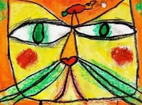 PAUL KLEE CAT AND BIRD