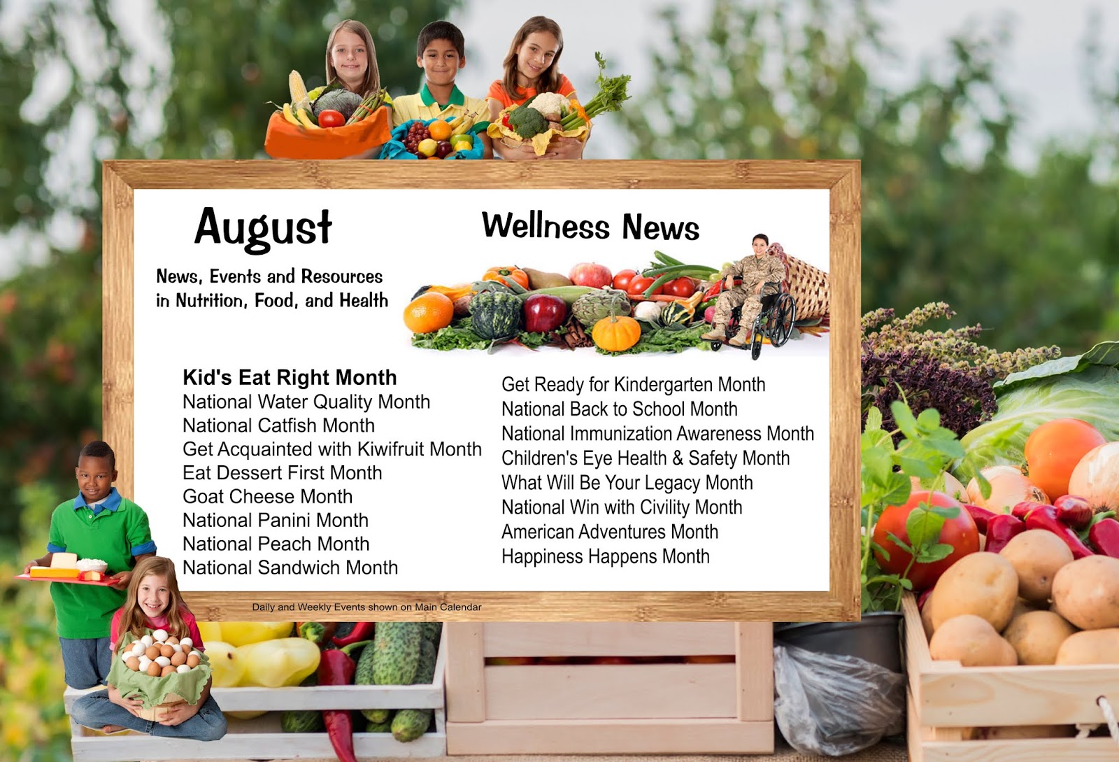 Dietitians Online Blog: August Food, Nutrition, and Health Events