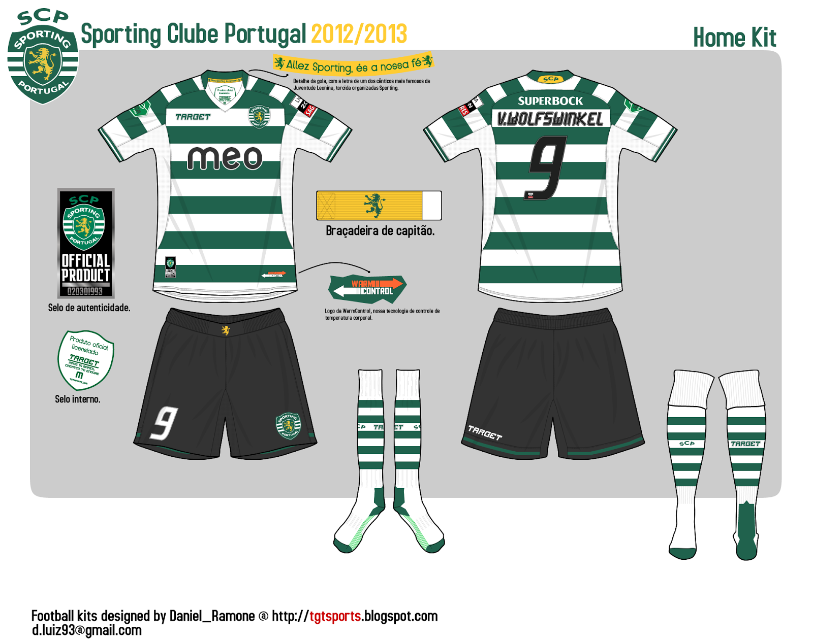 Campeonato de Mockups Camisetas de Futebol: Coleção 08 - SPORTING de ...