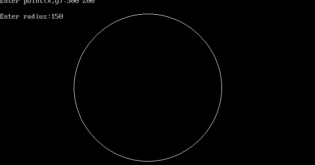Bresenham's Circle Drawing Algorithm in C Programming ~ GTU CSE