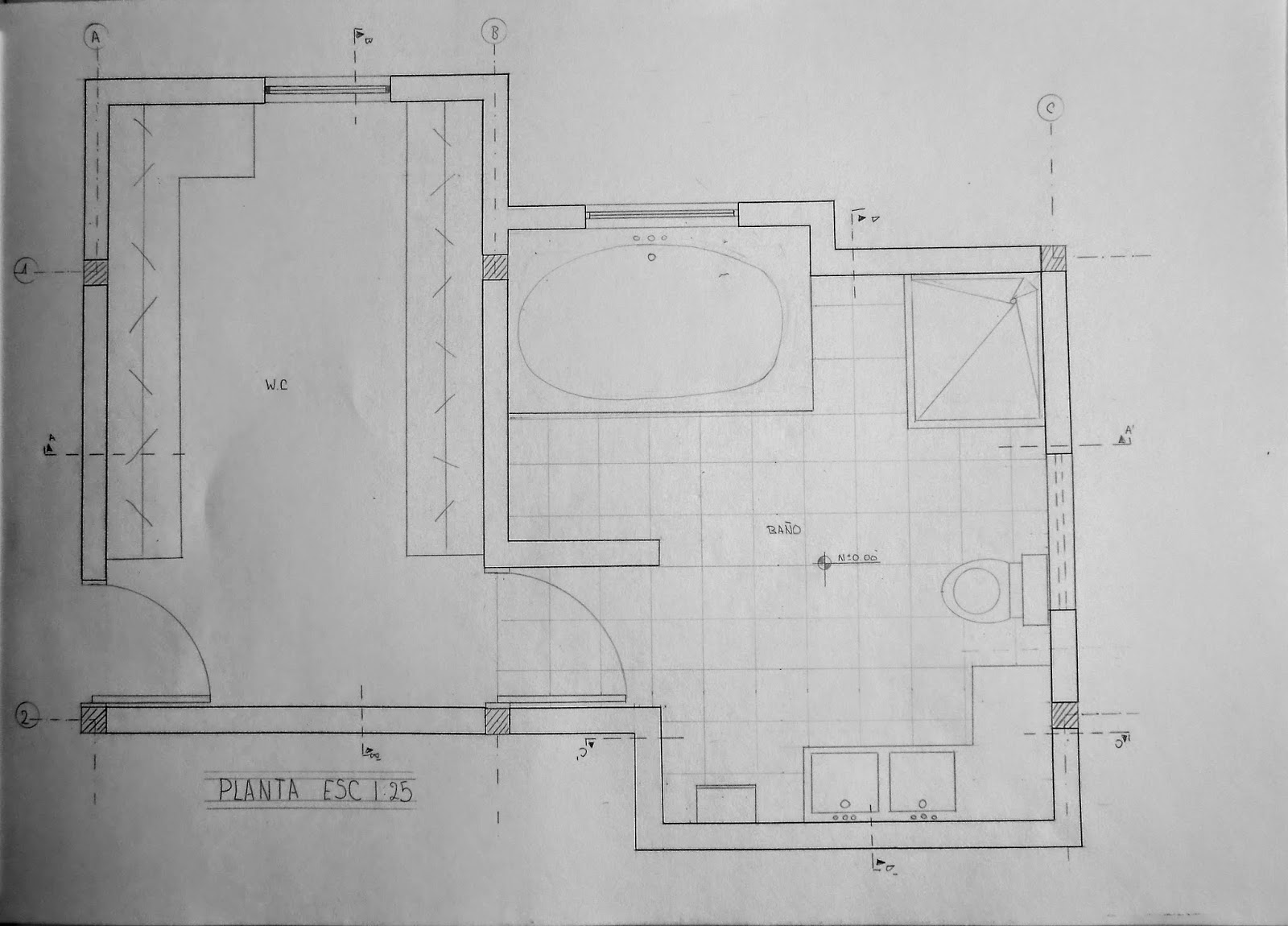 Diseño Arquitectónico II UISEK: Diseño Walking Closet y Baño