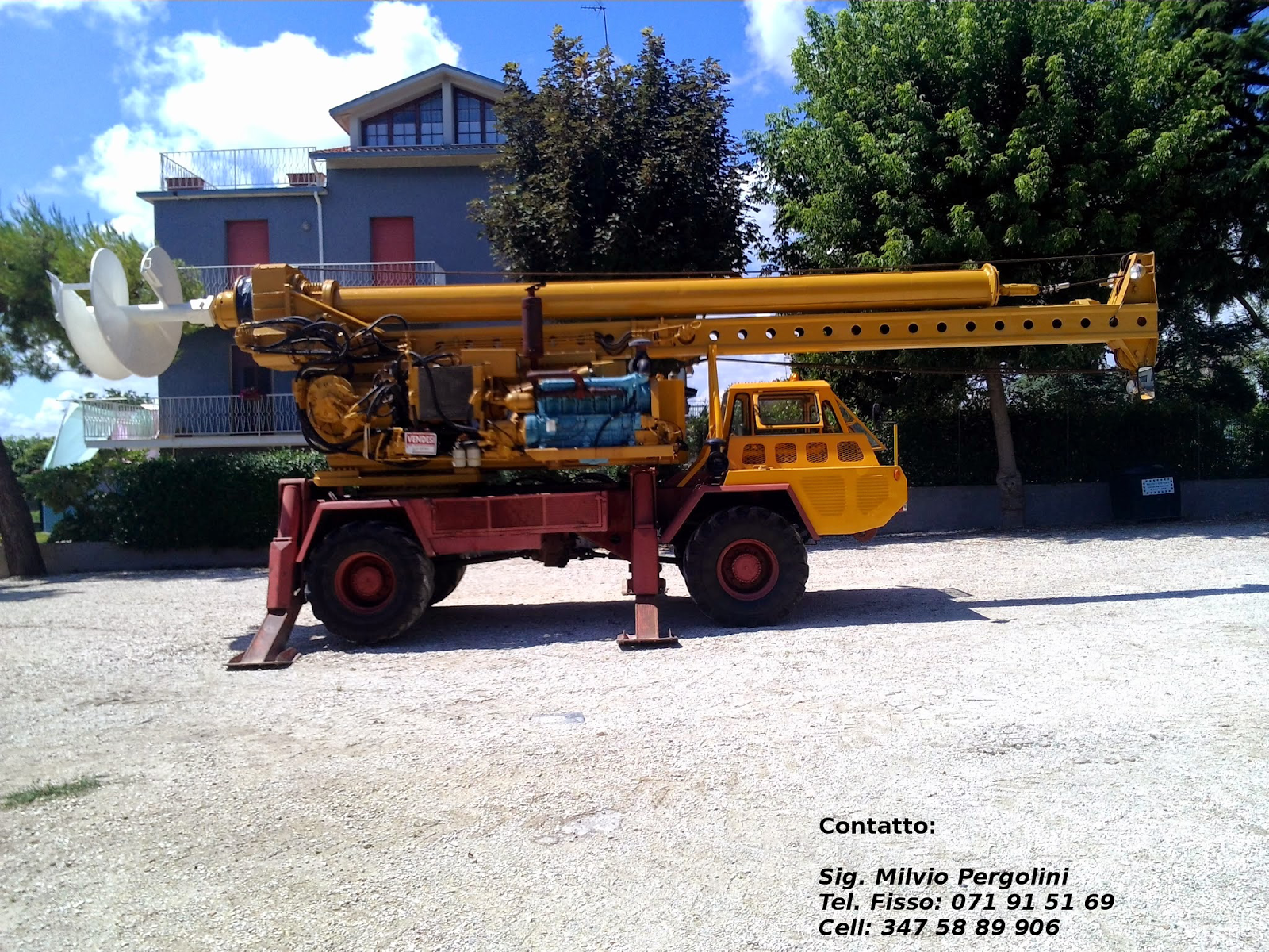 Vendesi Trivella TMT30: Trivella modello TMT45 - Montemarciano Ancona