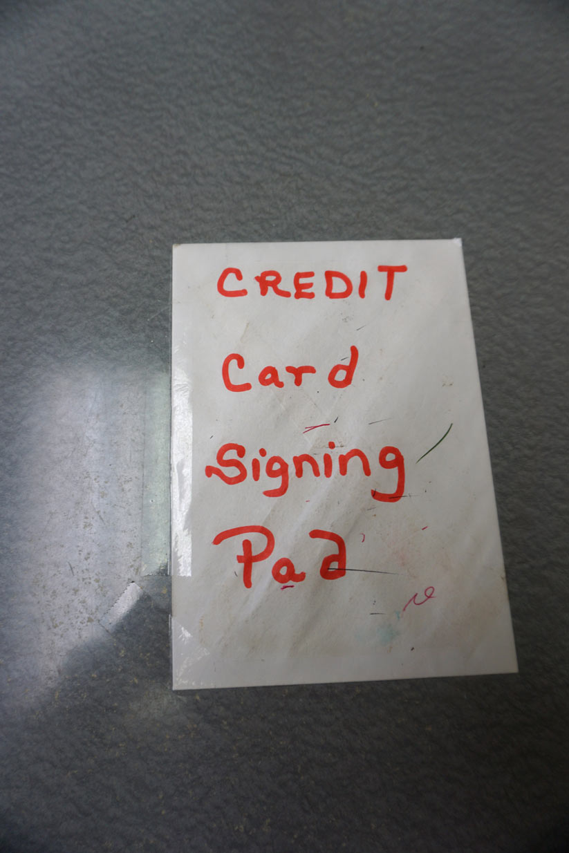 Taken For Granted: Signing Pad