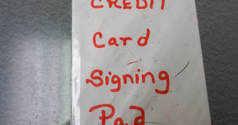 Taken For Granted: Signing Pad