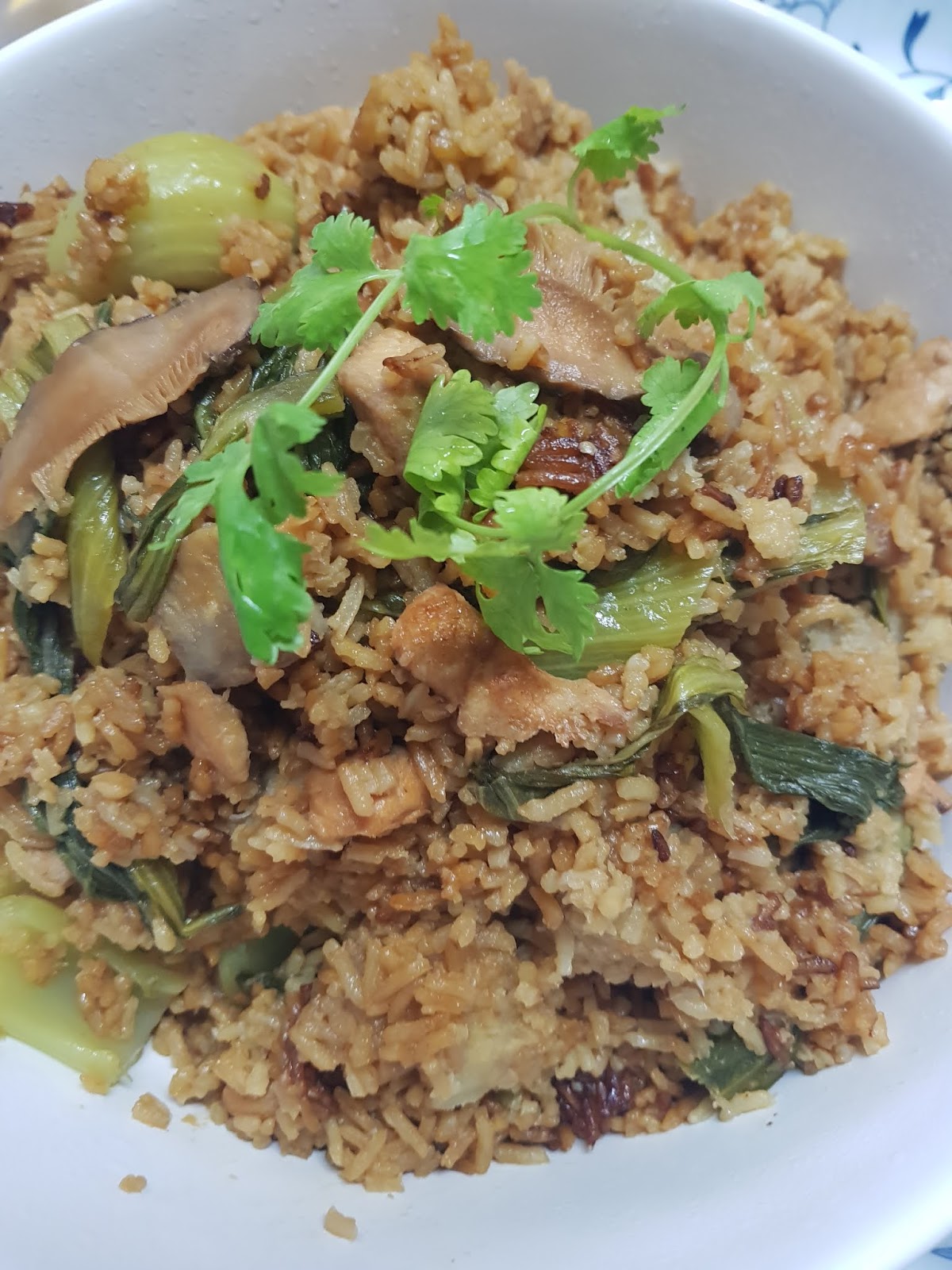 AL's Kitchen: Chicken Mustard Green Rice