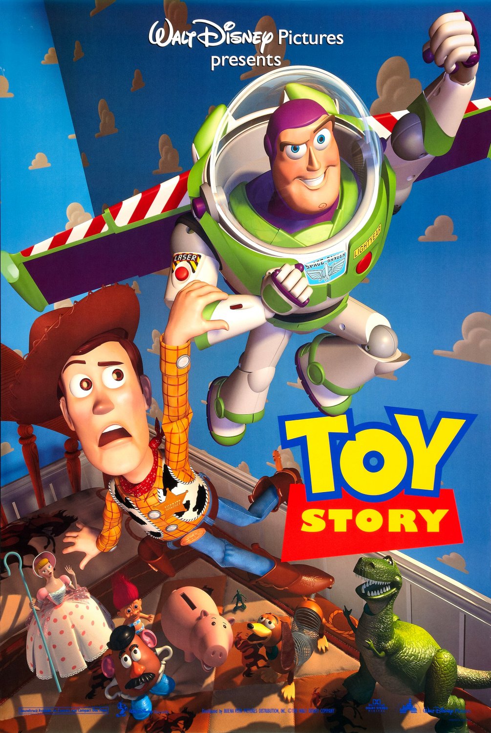 The Geeky Nerfherder: Movie Poster Art: Toy Story (1995)