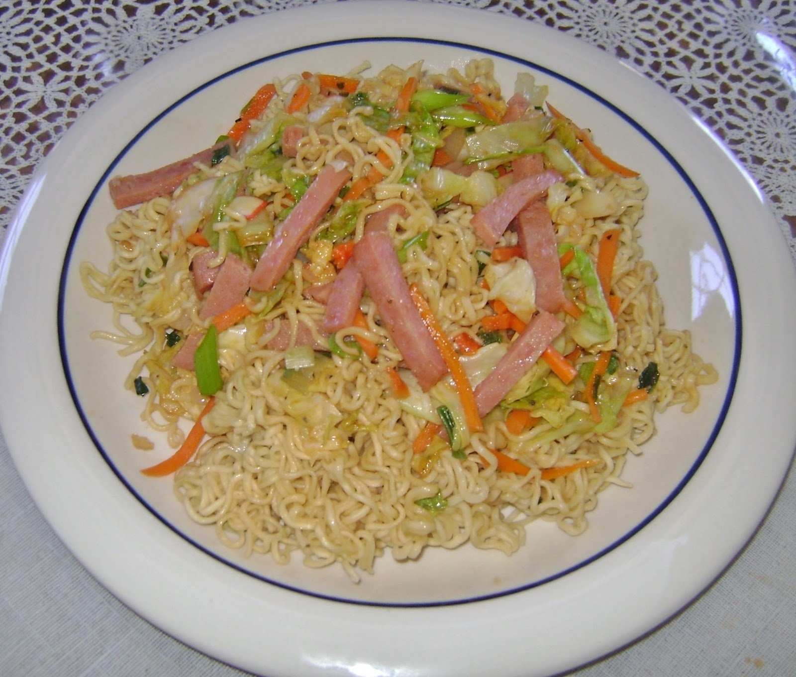 119 Spam Fried Ramen Noodle | TasteeCooks Recipes