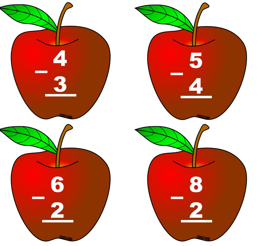 Teacher Fun Files: One Digit Subtraction Flashcards