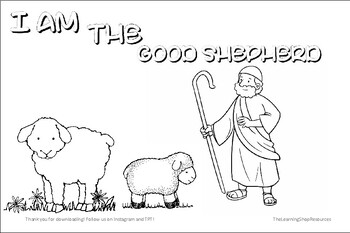 Jesus The Good Shepherd Coloring Pages ~ Coloring Pages
