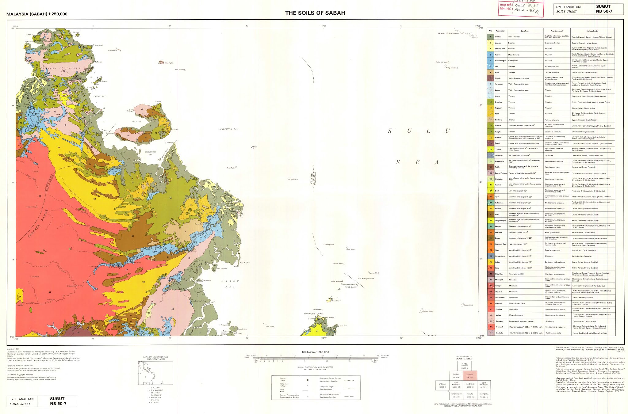 Ongzi's SecretGarden: Soil Map of Sabah