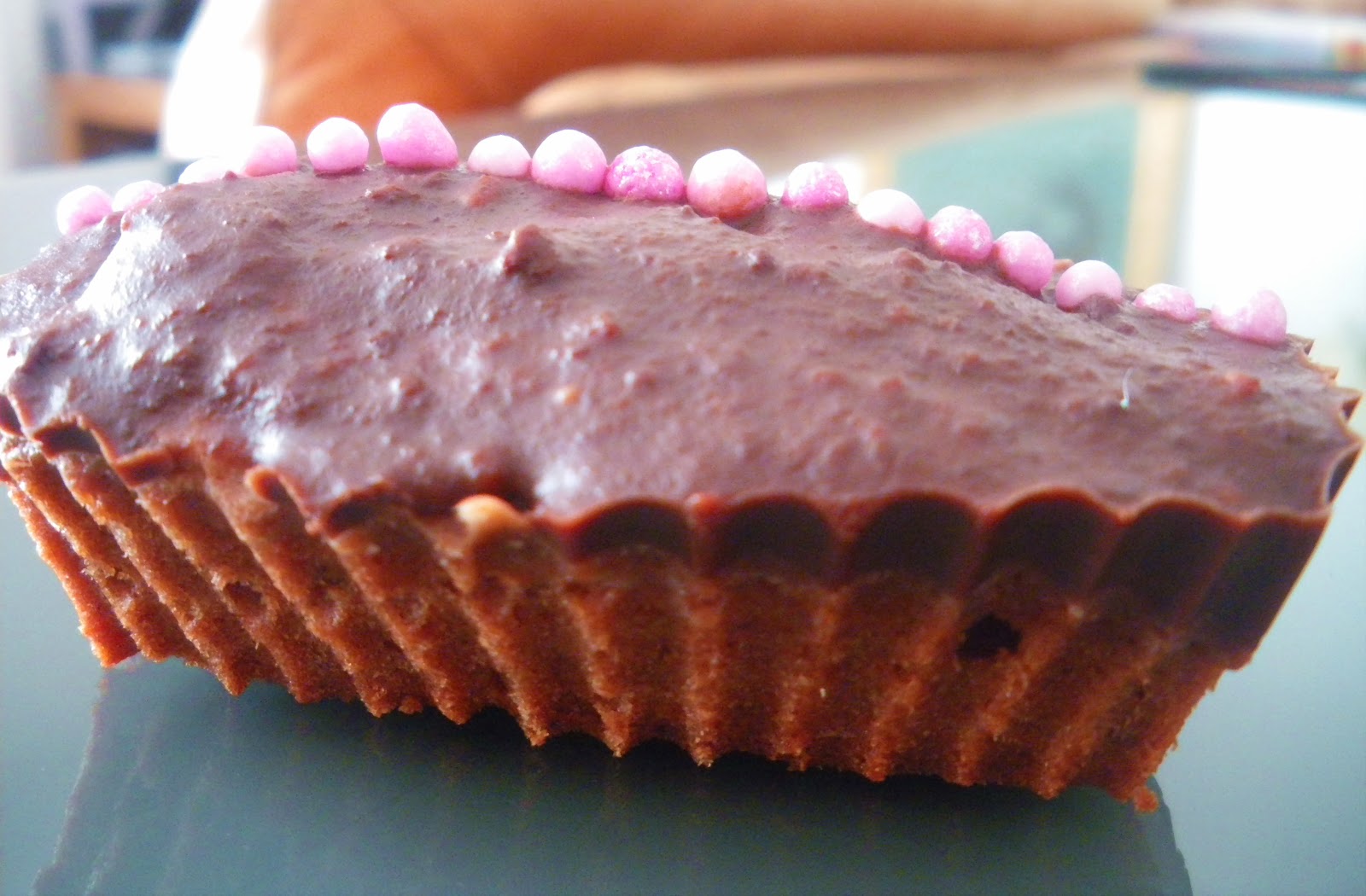 GATEAU GAGA - Love cakes: Petits gateaux au chocolat glacage au praliné