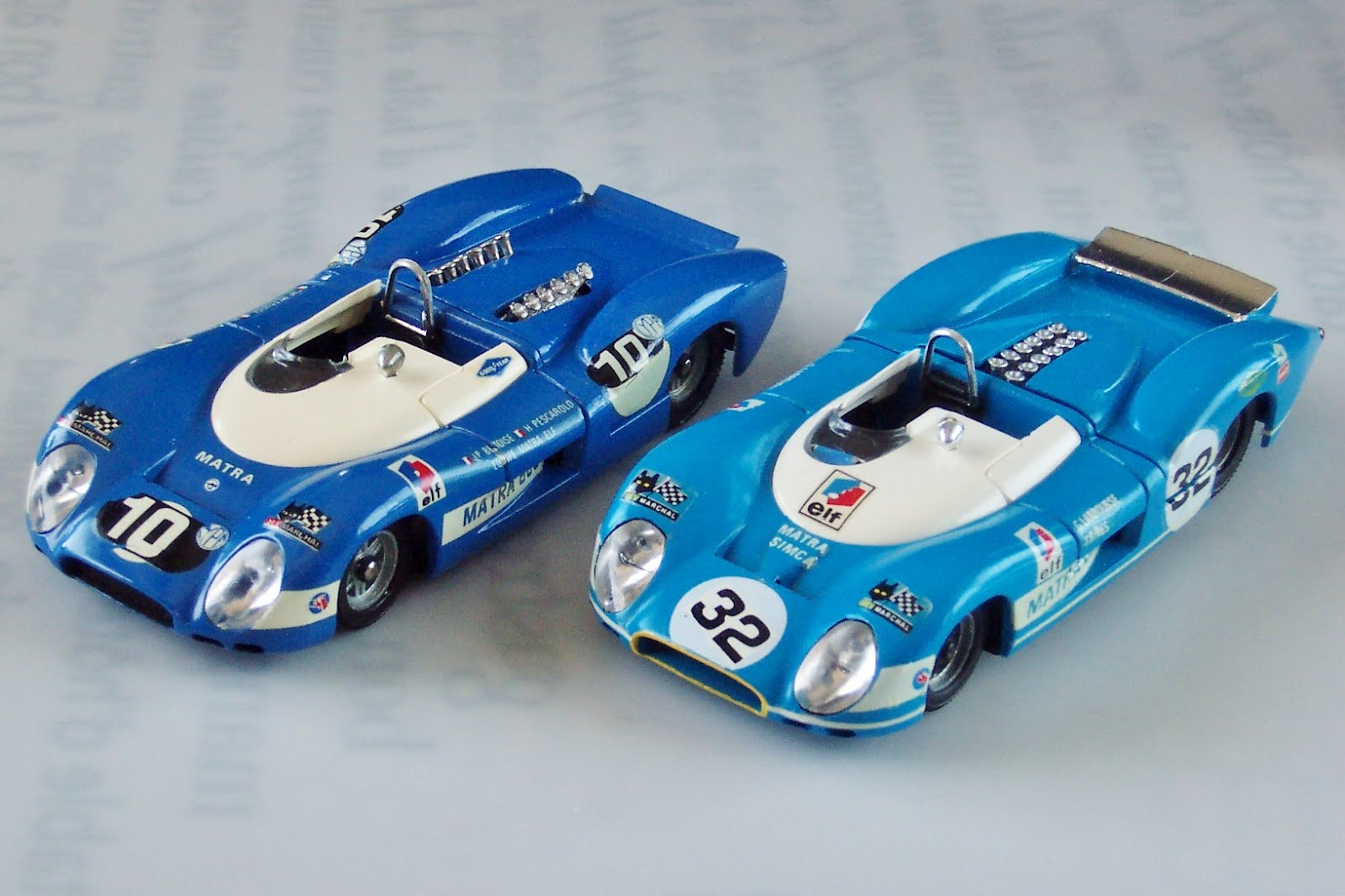 Modifications of 1:43 models: Matra