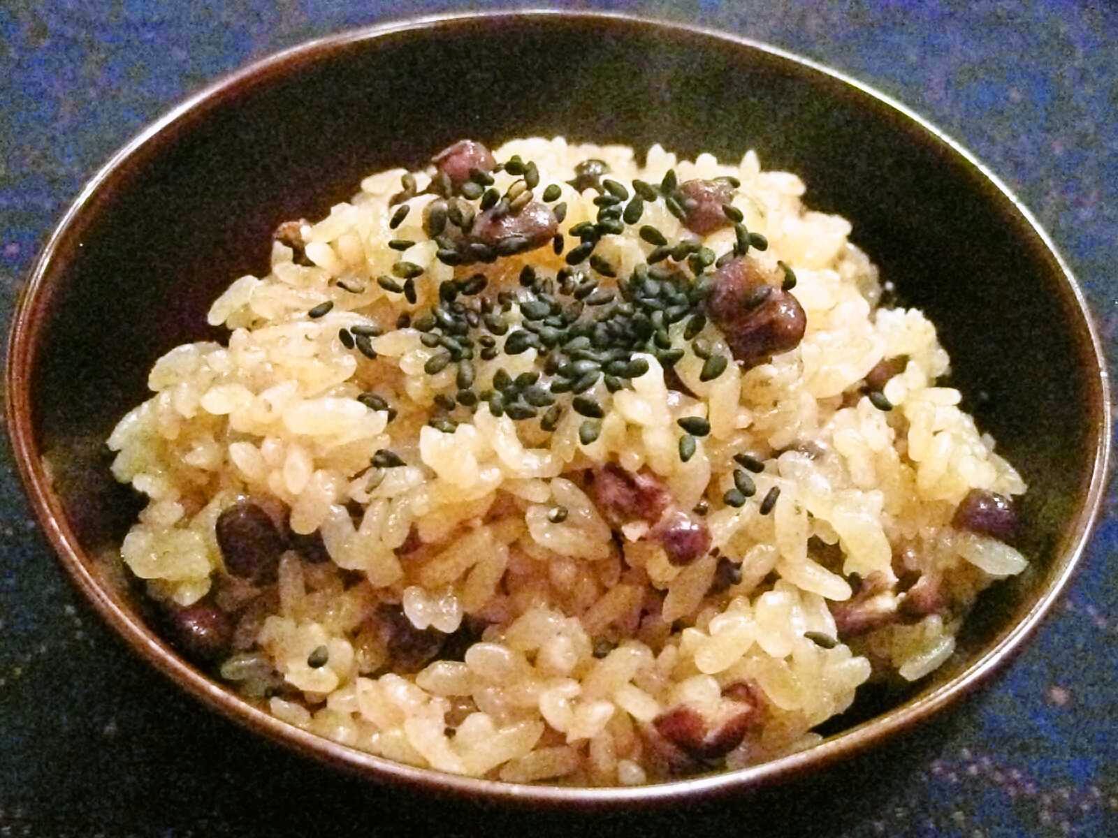 Recipes for Tom: Sekihan / steamed sweet rice with azuki beans ...